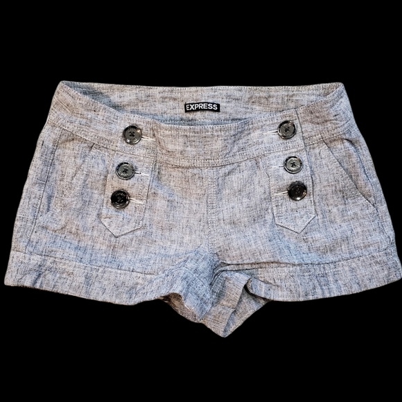 Express | Shorts | Express Womens Linen Blend Sailor Pin Up Girl Short ...